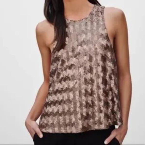 Talula | Tops | Nwt Aritzia Talula Cheniston Blouse In Matte Rose Gold ...